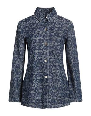 Emporio Armani Cotton Jacquard Denim Overshirt