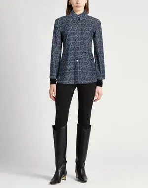 Emporio Armani Cotton Jacquard Denim Overshirt