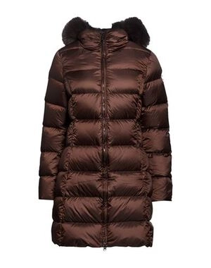 COLMAR Puffer Polyamide Down Coat - Brown