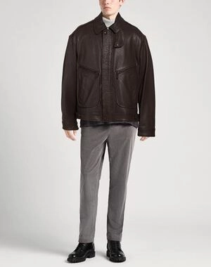 Emporio Armani Jacket Chocolate Size Lambskin
