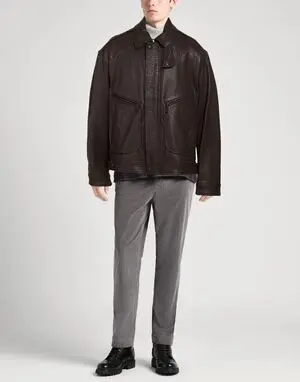 Emporio Armani Jacket Chocolate Size Lambskin