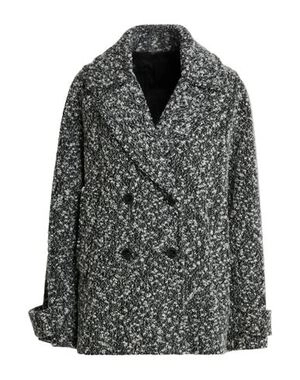 Herno Coat Size Recycled Wool, Polyamide - Black