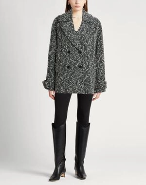 Herno Coat Size Recycled Wool, Polyamide