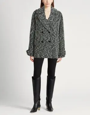 Herno Coat Size Recycled Wool, Polyamide