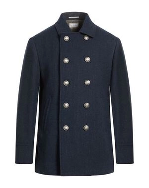 Brunello Cucinelli Double-breasted Wool And Cashmere Coat - Navy
