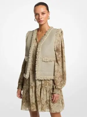 Michael Kors Faux Shearling Vest