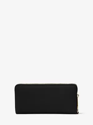 Michael Kors Leather Continental Wristlet In By