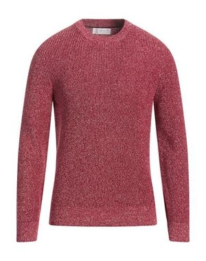 Brunello Cucinelli Ribbed Mélange Cotton And Linen Crewneck Sweater
