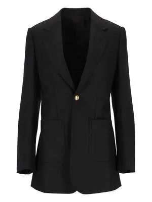 Celine Mohair Wool Jacket - Black