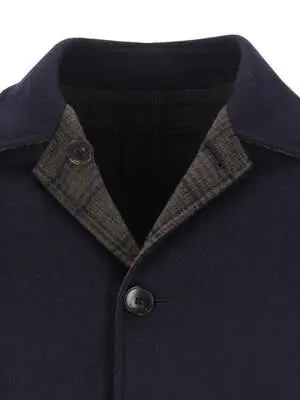 Etro Soho Reversible Wool Blend Coat
