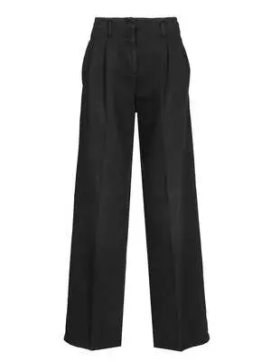 GOLDEN GOOSE Wide-leg Denim Trousers - Black