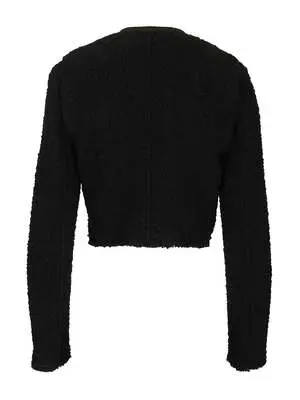 Isabel Marant Étoile Gradilia Cropped Bouclé Jacket - Black
