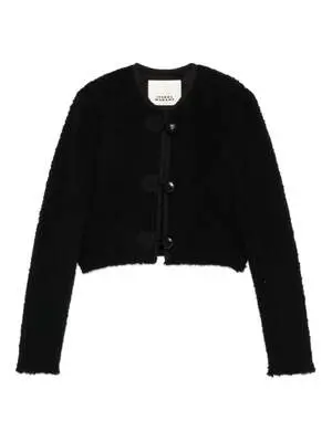 Isabel Marant Étoile Gradilia Cropped Bouclé Jacket - Black