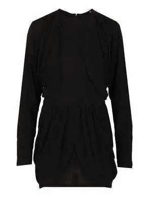 Isabel Marant Étoile Niamae Bouclé Cotton Jersey Short Dress