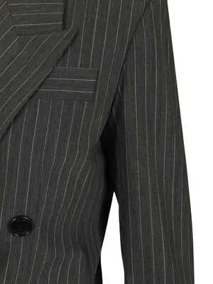Isabel Marant Étoile Double-breasted Pinstriped Blazer