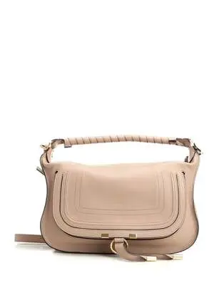 Chloé Small Marcie Crossbody Bag - Cream
