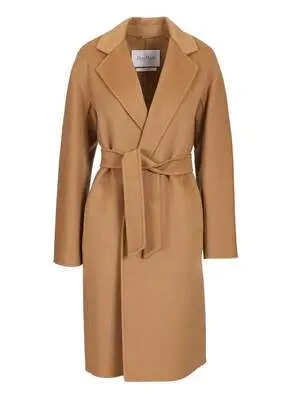 Max Mara Wrap Coat - Cream