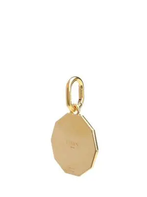Celine Triomphe Decagon Medal Charm