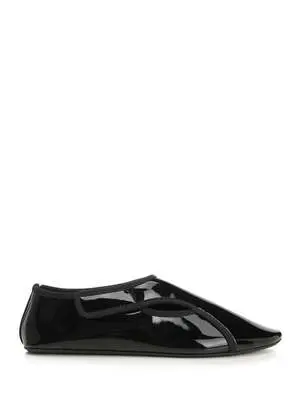 Alaïa Patent Leather Slippers - Black