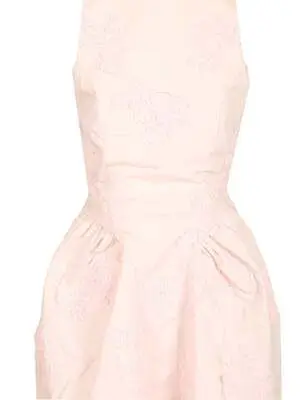 ROTATE BY BIRGER CHRISTENSEN Flower Midi Dress