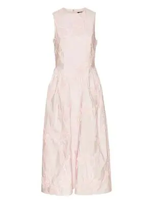 ROTATE BY BIRGER CHRISTENSEN Flower Midi Dress