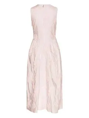 ROTATE BY BIRGER CHRISTENSEN Flower Midi Dress