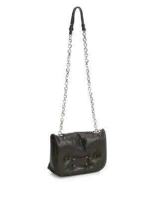MAISON MARGIELA Glam Slam Flap Small Bag - Black