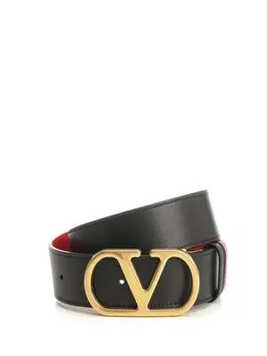 Valentino Garavani Vlogo Belt - Black