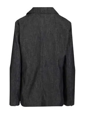 Max Mara Leone Stretch Denim Jacket - Blue