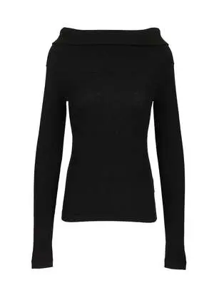 LISA YANG Claudina Top - Black