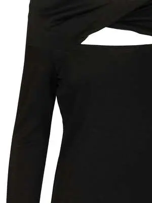 Max Mara Orafo Off-shoulder Top In Virgin Wool