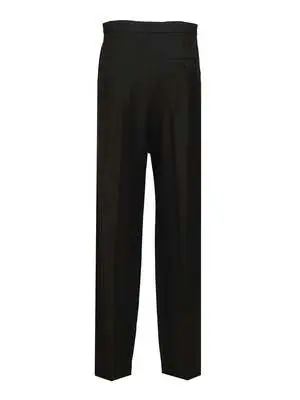 Balenciaga Wool Tuxedo Pants With Satin Band