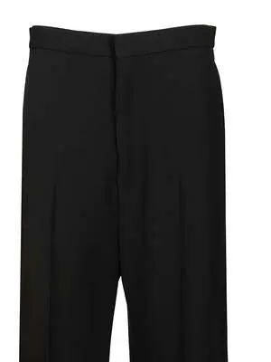Balenciaga Wool Tuxedo Pants With Satin Band