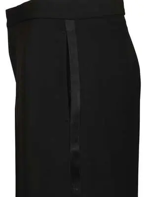 Balenciaga Wool Tuxedo Pants With Satin Band