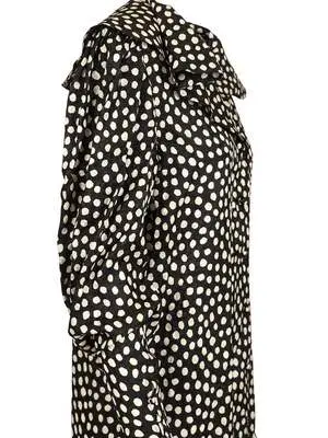 Chloé Long Sleeve Polka Dot Mini Dress