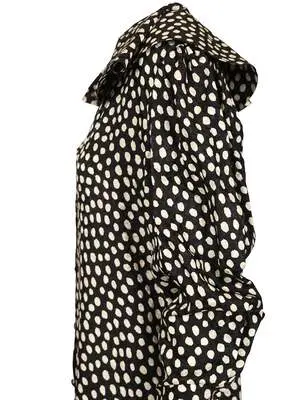 Chloé Long Sleeve Polka Dot Mini Dress