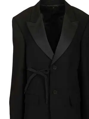 Balenciaga Wool Wrap Tuxedo Jacket