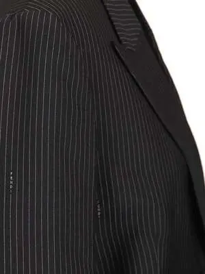 Fendi Pinstriped Wool Blazer