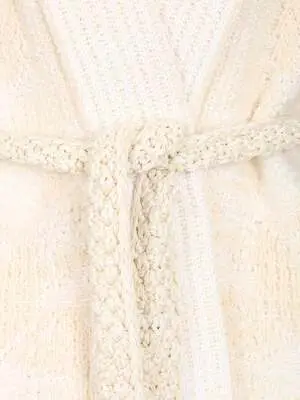 FORTE_FORTE Iris Velvet" Sleeveless Vest - White