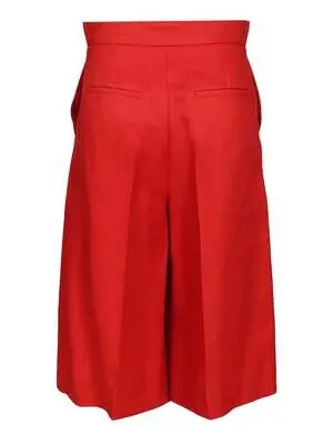 Max Mara Linen Twill Bermuda Shorts