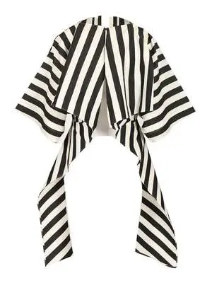 Jacquemus Striped Cotton-silk Tunic