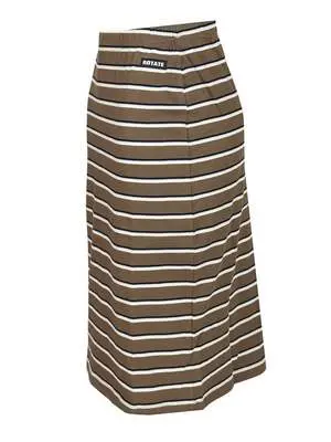 ROTATE BY BIRGER CHRISTENSEN Jersey Midi Skirt