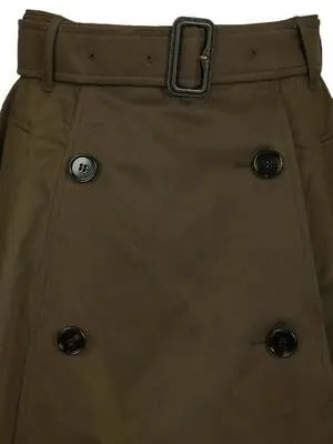 Burberry Midi Trench Skirt