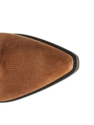 GOLDEN GOOSE Wish Star Suede Boots - Brown
