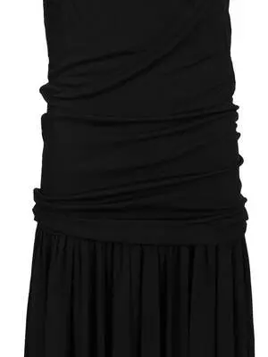 Jacquemus Abiha Gathered Jersey Maxi Dress