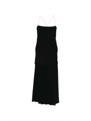 Jacquemus Abiha Gathered Jersey Maxi Dress