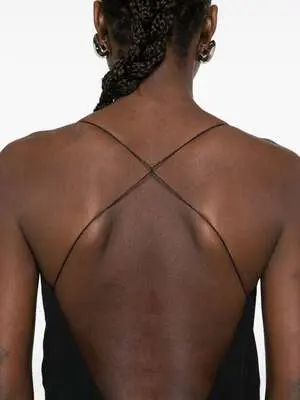 Jacquemus Abiha Gathered Jersey Maxi Dress