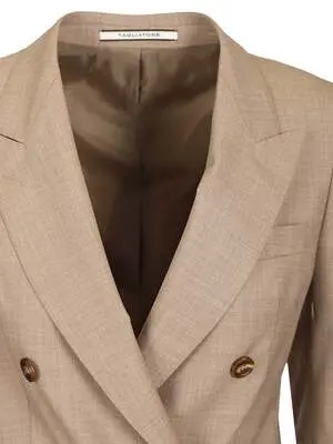 Tagliatore Double-breasted Wool And Silk Suit