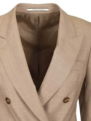 Tagliatore Double-breasted Wool And Silk Suit