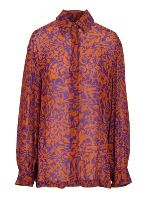 Dries Van Noten Psychedelic Print Oversized Shirt